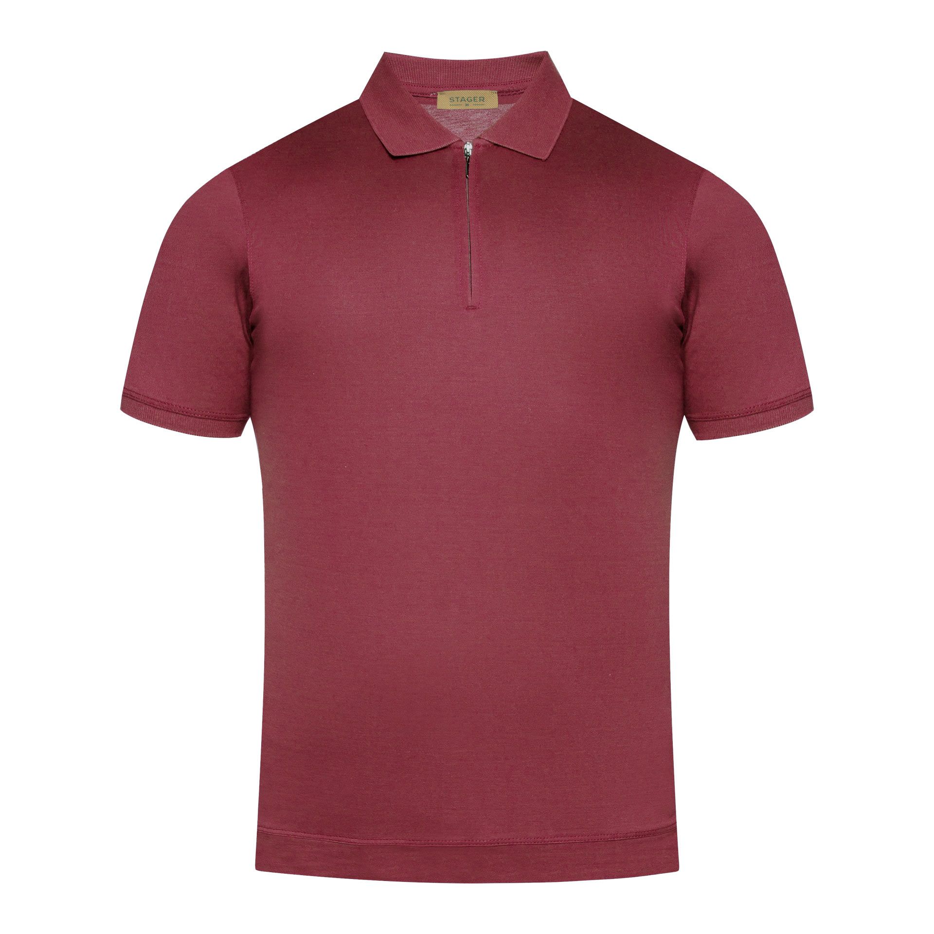 Поло бордового кольору | Купити в Stager.ua